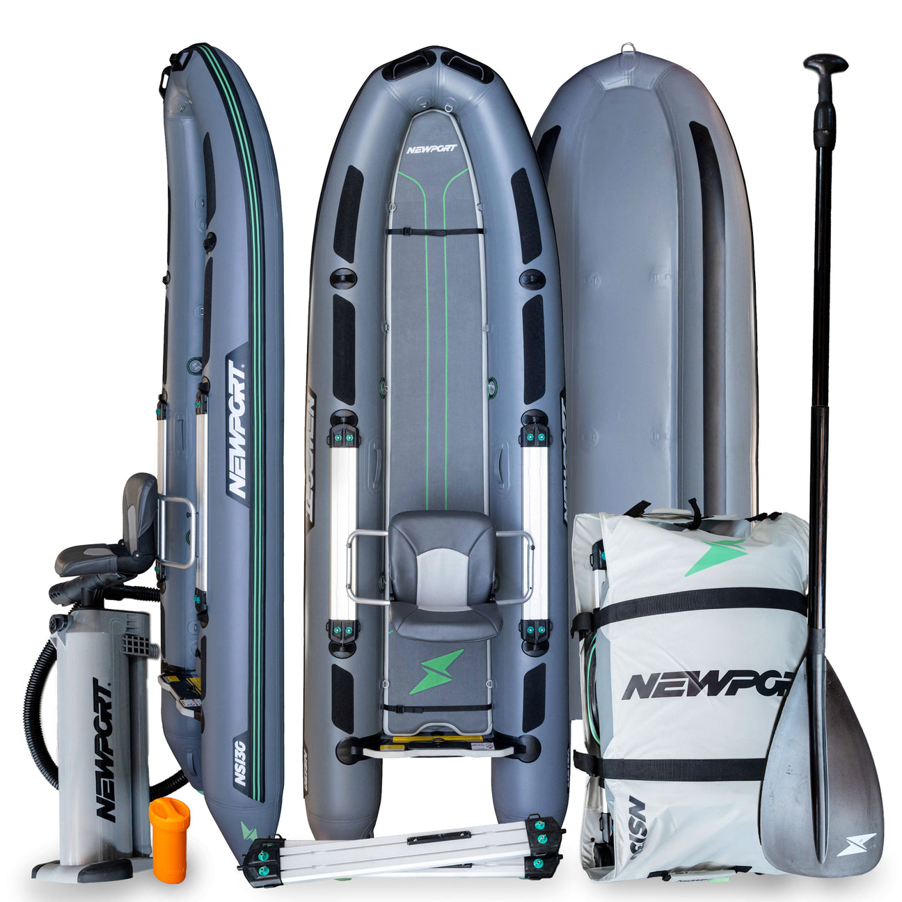 NS130 Inflatable Skiff For Anglers | Newport